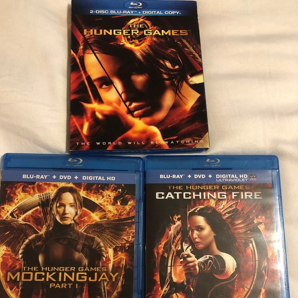 Hunger Games | Media | The Hunger Games Blu Ray Catching Fire And ...